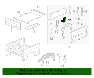 2011-2019 GM Extension 25832755 | Auto Parts Express