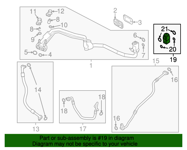 2020 Volvo XC60 Expansion Valve 32260835 | TascaParts.com