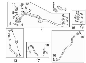 32226736 - A/C Refrigerant Suction Hose - 2016-2021 Volvo | Volvo OEM ...