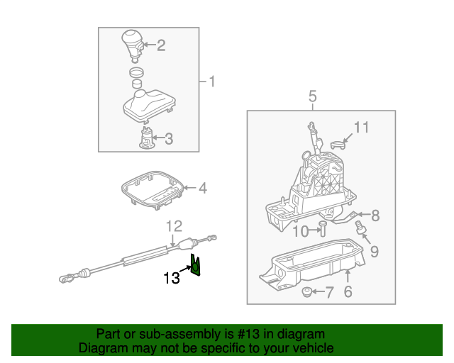 2010-2015 Audi Cable Retainer 6R0-713-274 | Audi USA Parts