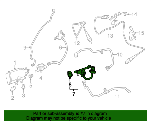 2012-2021 BMW Fuel Tank Vent Valve 13907636156 | OEM Parts Online