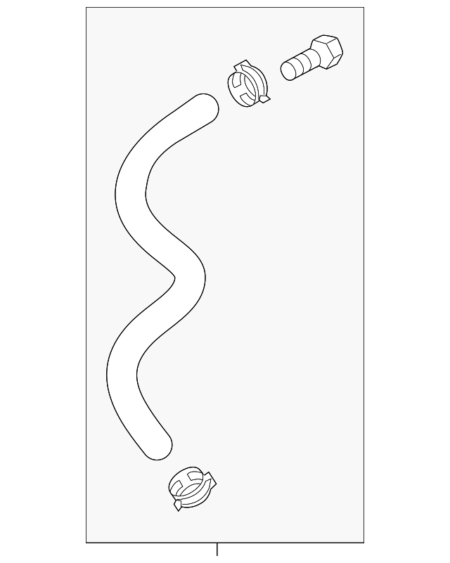 97311-G2000 - HVAC Heater Hose 2017-2022 Kia | Kia.Parts Store