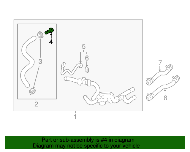 2017-2022 Kia Hose Assembly Connector 97333-G2000 | OEM Parts Online