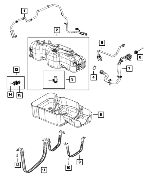 Diesel Exhaust Fluid System for 2015 Ram ProMaster 1500 | Mopar eStore