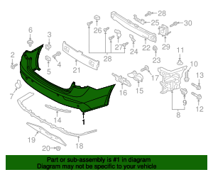 86640-B1800 - Bumper Cover 2018-2020 Genesis G80 | AutoNation Parts