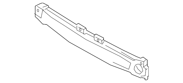 Hyundai - 86631-B1800 - Rail Rear Bumper - 2018-2020 Genesis G80 | OEM ...