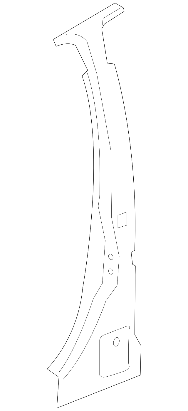 2006-2011 Chevrolet HHR Passenger Side Center Pillar Outer Panel ...