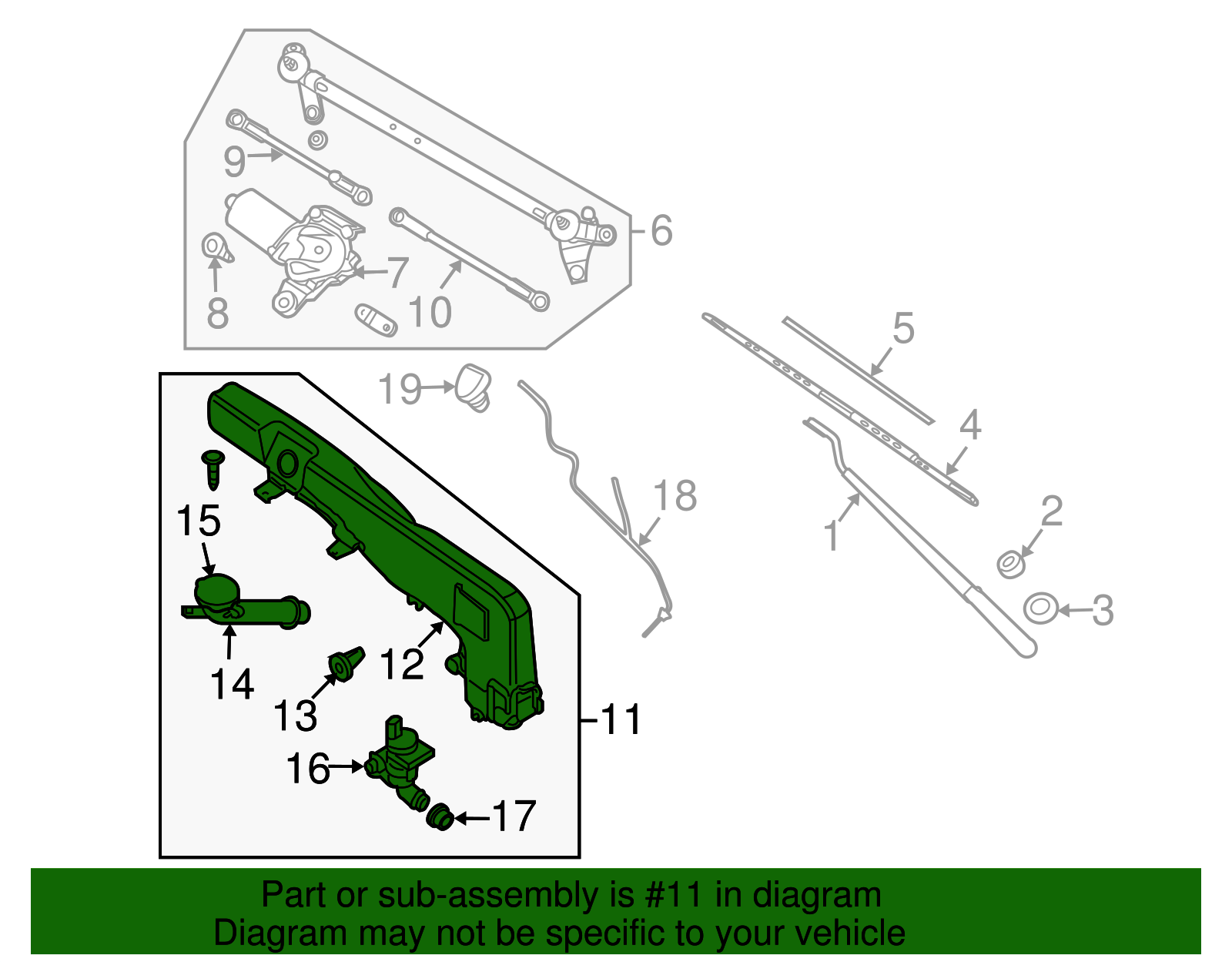 2005-2008 Nissan Frontier Reservoir Assembly 28910-EA800 | Bill Kay ...