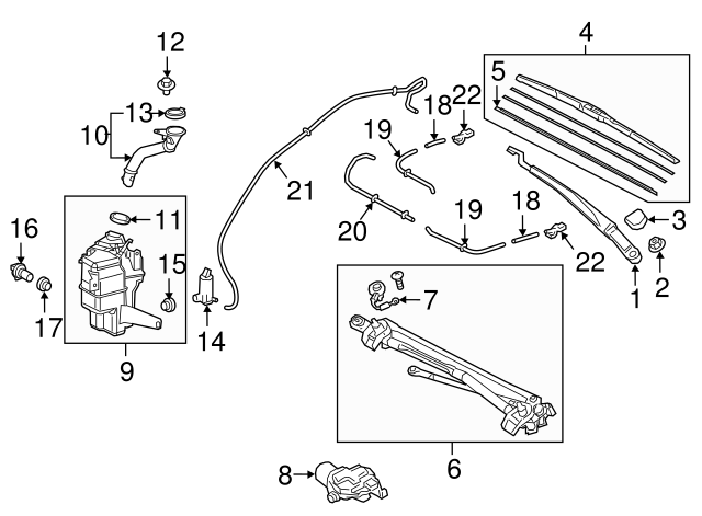 2014-2024 Toyota Wiper Blade Insert 85214-0E151 | Discount Parts Monster