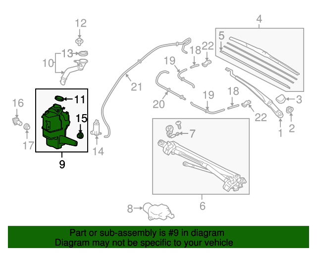 85315-06230 - Washer Fluid Reservoir - 2018-2024 Toyota | OEM Genuine ...