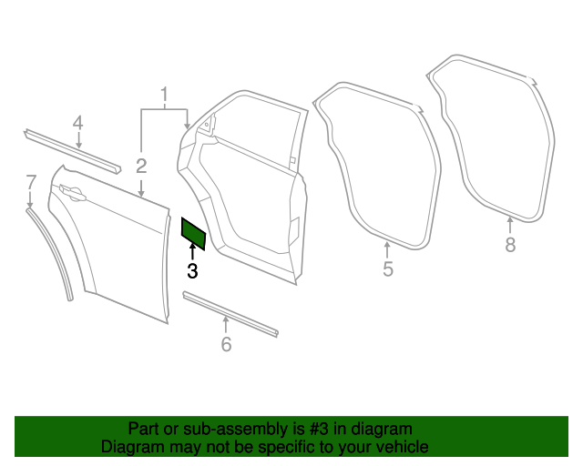 2005-2021 Mopar Sound Absorber 55359618AB | TascaParts.com