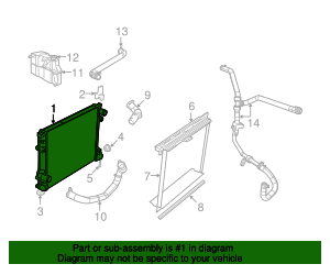 68050126AB - Radiator - 2008-2023 Mopar | Mopar Parts Canada