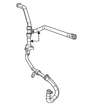 2011-2015 Mopar HVAC Heater Hose 55111208AF | TascaParts.com