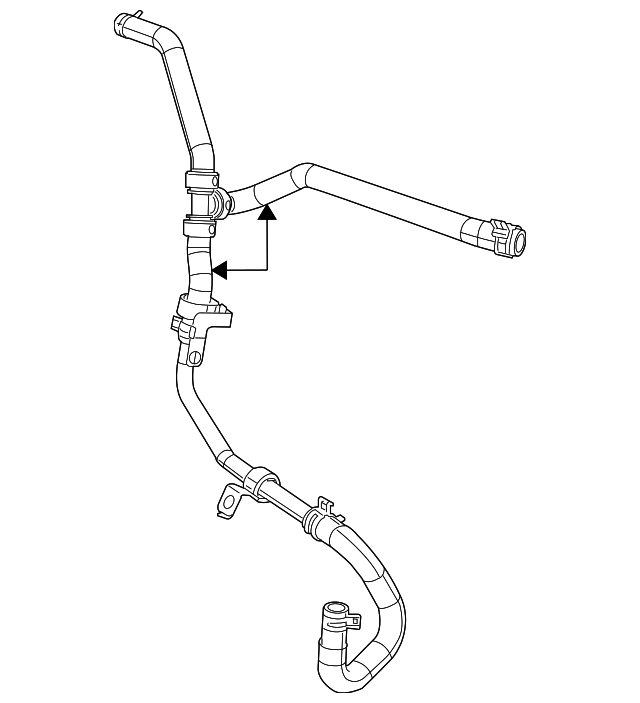 55038132AA - Heater Hose - 2009-2010 Mopar | Mopar Parts Canada