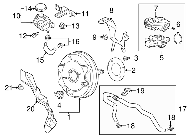 DB2T-43-640 - Vacuum Hose - 2016-2021 Mazda CX-3 | Mazda Swag
