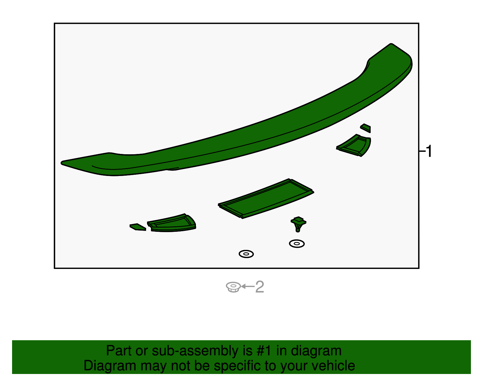 23436342 - Primed Rear End Spoiler 2014-2015 Chevrolet Camaro | Big 3 ...