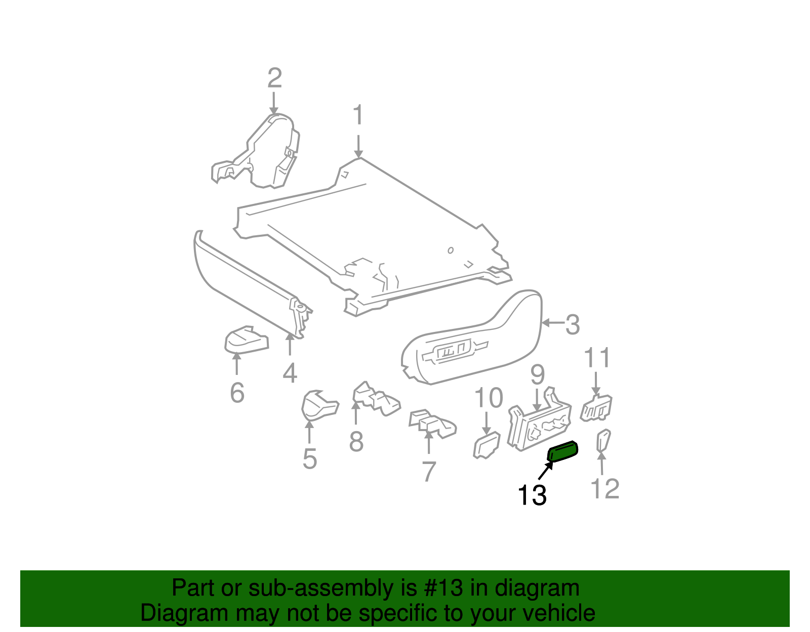 2005-2010 Toyota Avalon 2005-2010 Toyota Avalon - Adjust Knob 84921 ...