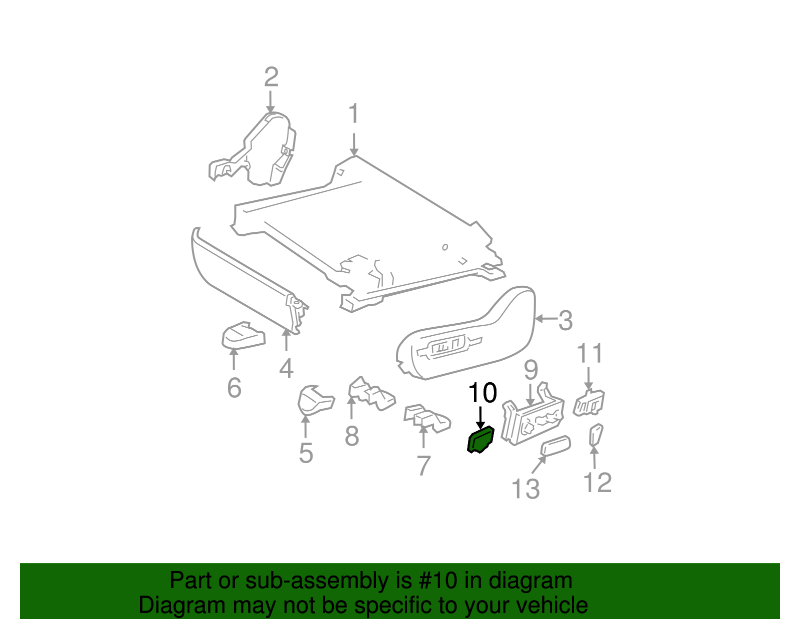84920-AC010-B0 - 2005-2012 Toyota Avalon - Switch | Sparks Parts