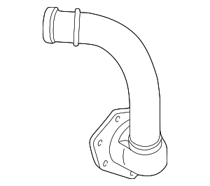 1995-2000 Mazda B4000 Thermostat Housing ZZM2-15-172 | RealMazdaParts.com