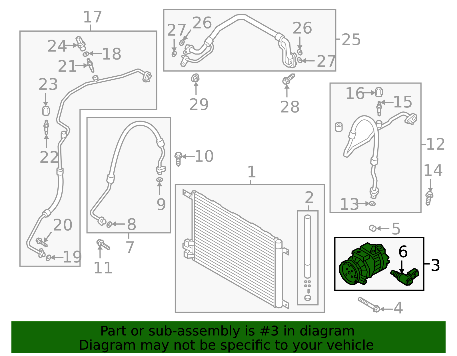 2018-2024 Volkswagen A/C Compressor 5Q0-820-803-P | OEM VW Parts Haus