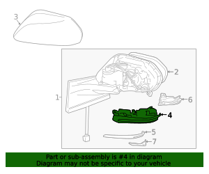 2017-2022 Toyota Door Mirror Cover Right 87939-47410 | OEM Parts Online