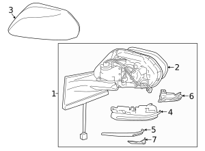 87948-47250 - Hole Cover - 2016-2022 Toyota | OEM Genuine Toyota Parts