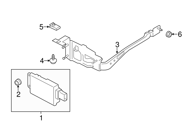 Ford FR3Z-9E731-C - Distance Sensor - 2015-2019 Ford Mustang | OEM Ford ...