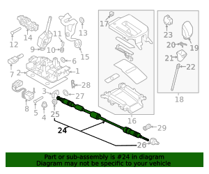 2013-2024 Subaru Control Cable 35150FJ020 | OEM Parts Online