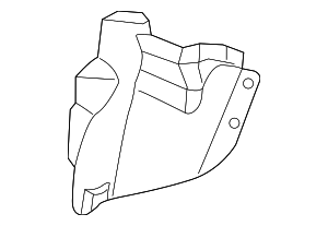 68275908AA - Wheelhouse Shield Right - 2019 2020 Ram 1500 | Mopar Parts ...