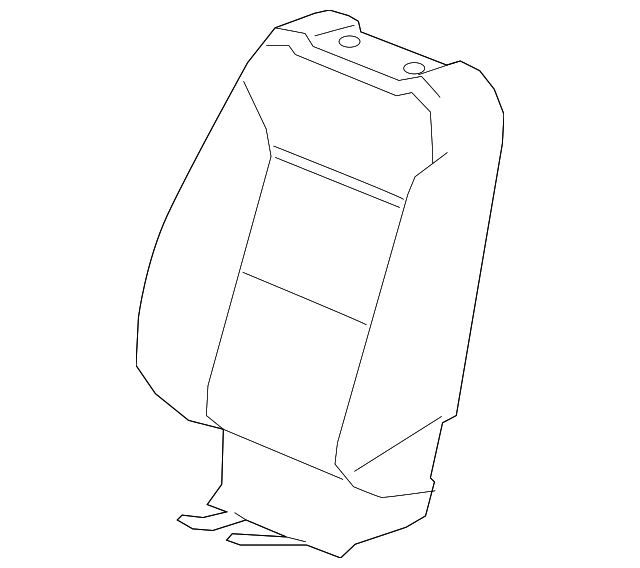 Black Driver Seat Back Cover 87818259 | GMPartsDirect.com