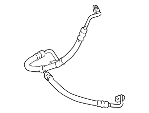 2012-2015 Mercedes-Benz SLK250 Expansion Hose 172-460-44-24-64 | MB OEM ...