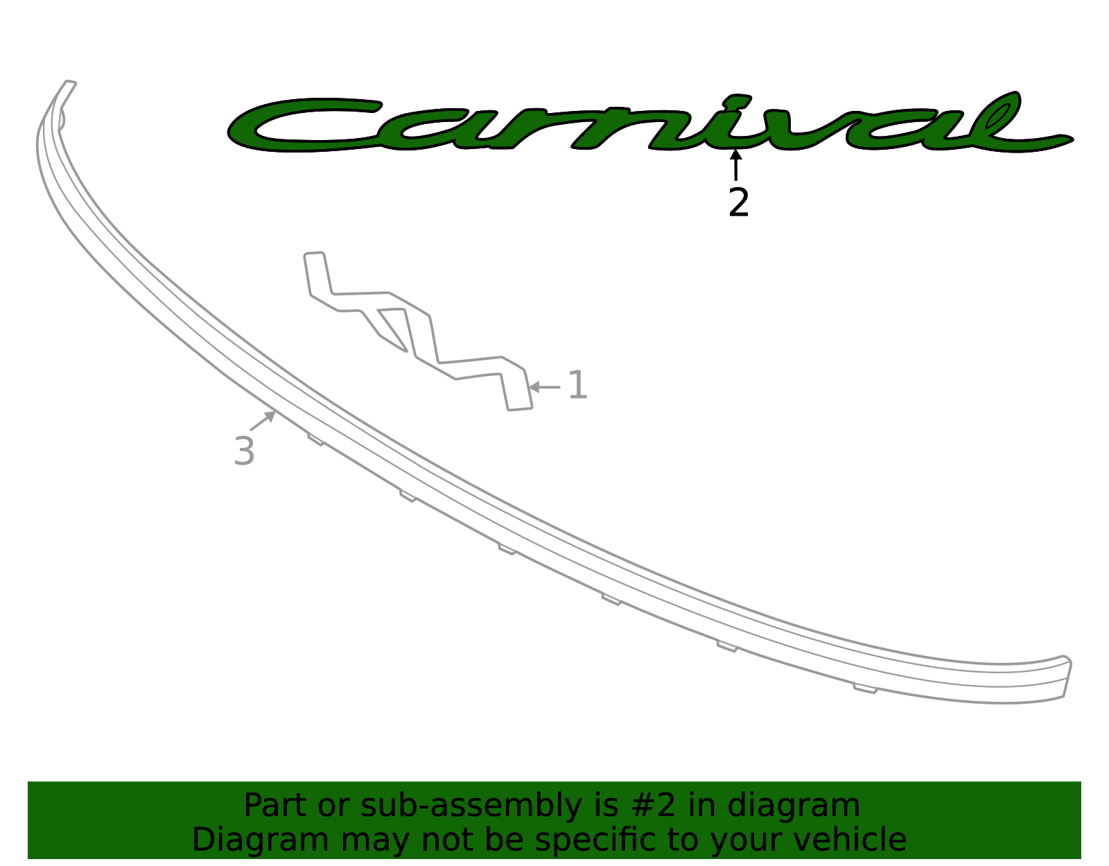 86310-R0600 - Hatch Emblem 2023-2025 Kia Carnival | Kia.Parts Store