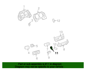 2007-2016 GM Ebony Accessory Power Receptacle Retainer 20983936 GM ...