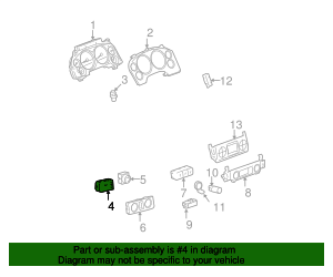 2007-2014 GM Headlamp Switch 25858705 GM | GMPartsDirect.com