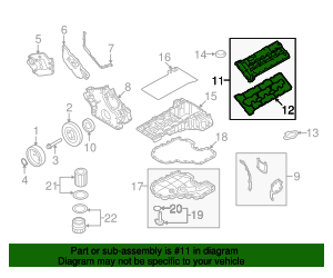 11127587738 - 2010-2015 BMW 760Li Valve Cover (11-12-7-587-738) | BMW ...