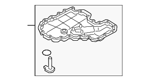 Genuine BMW 11-13-7-578-303 | Lower Oil Pan | FREE Shipping on Most ...