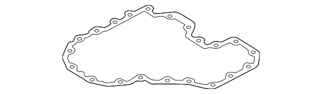 11137578304 - 2010-2015 BMW 760Li Lower Oil Pan Gasket (11-13-7-578-304 ...