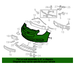 2008-2012 Chevrolet Malibu Front Bumper Cover 20832808 GM ...