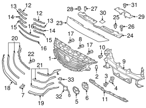 G46L-50-717A - OEM NEW 2016-2017 Mazda 6 Grand Touring Upper Bracket ...