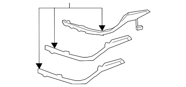 G46L-51-070B - Lower Molding - 2016-2017 Mazda 6 | Mazda Swag