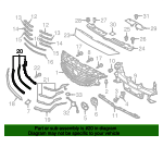 2016-2017 Mazda 6 Lower Molding - Passenger Side (RH) G46L-51-060B ...