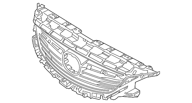 2016-2017 Mazda 6 Grille G46L-50-712A | OEM Parts Online
