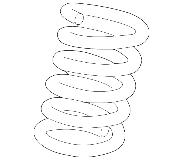 22808430 - Rear Coil Spring 2012-2016 Cadillac SRX | AutoNationParts.com