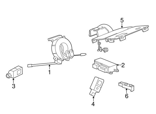 23452976 - Airbag Front Passenger Presence Module 2013-2016 Chevrolet ...