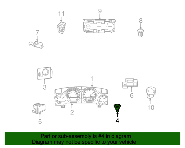 2015-2021 Mopar Power Switch 68299957AC | TascaParts.com