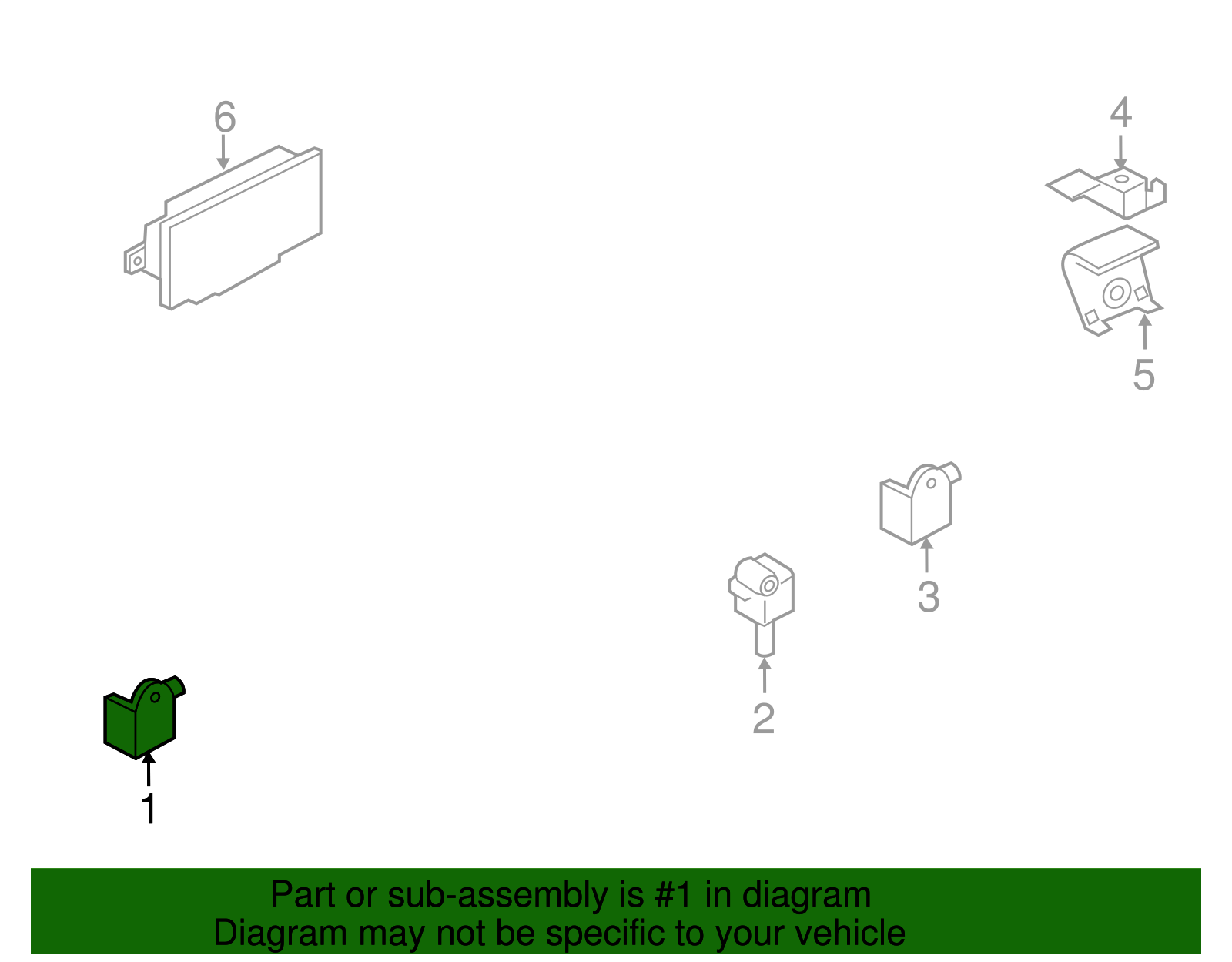 65779196042 - 2012-2021 BMW Front Impact Sensor (65-77-9-196-042) | BMW ...