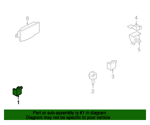 65779196042 - 2012-2021 BMW Front Impact Sensor (65-77-9-196-042) | BMW ...