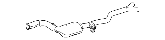Catalytic Converter - Part #164-490-83-36-64 | Mercedes Parts Center