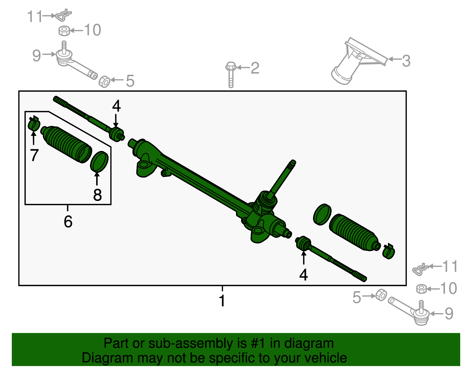 KB7W-32-110A - High-Quality Steering Gear for 2017-2024 Mazda CX-5 ...
