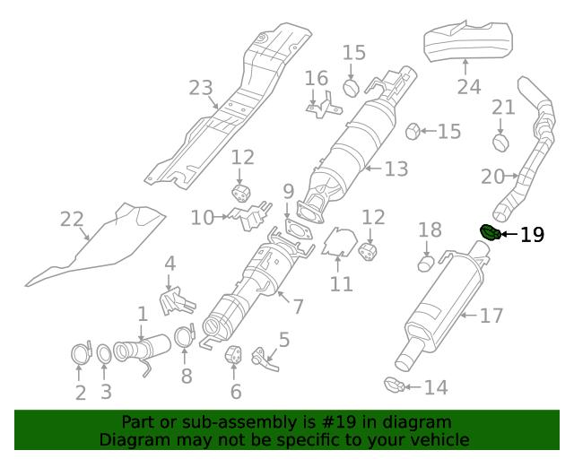 2007-2024 Mopar Clamp 52122212AA | Mopar Parts Canada